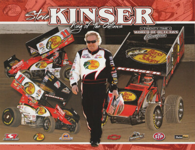 2010 Steve Kinser Bass Pro Shops Chevy World Of Outlaws WOO Sprint Car ...
