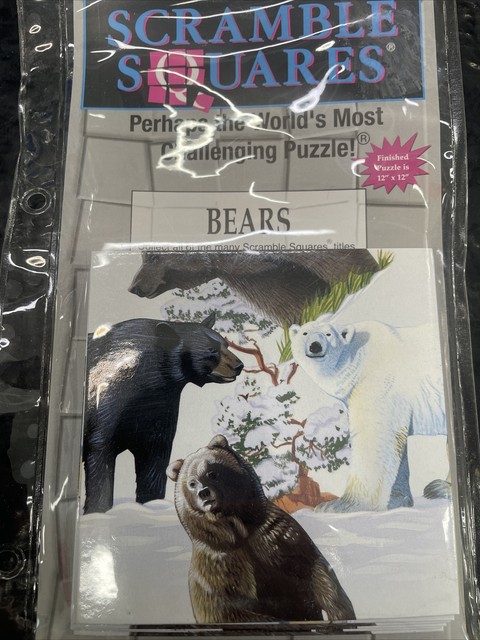 Bears Puzzle Scramble Squares 9pcs Brain Teaser for sale online | eBay