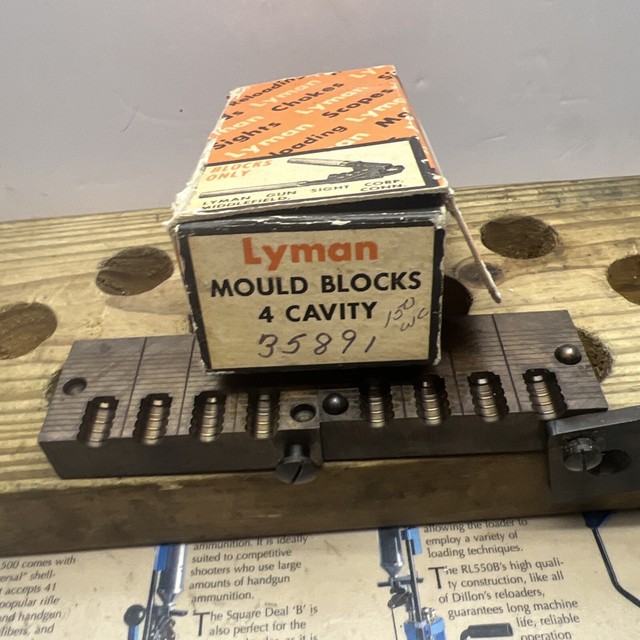 Lyman 35891 4 Cavity Bullet Mold With Handles for sale online | eBay