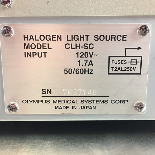 Olympus CLH-SC Halogen Light Source MD-151 JCM15-150FP 7627146 | eBay