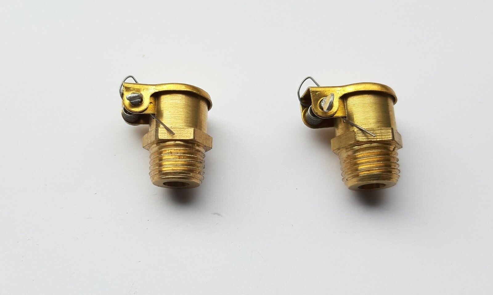 BRASS M10 FLIP OILERS OIL CUP CAP LUBE POINT NIPPLE LATHE MILL STEAM ...