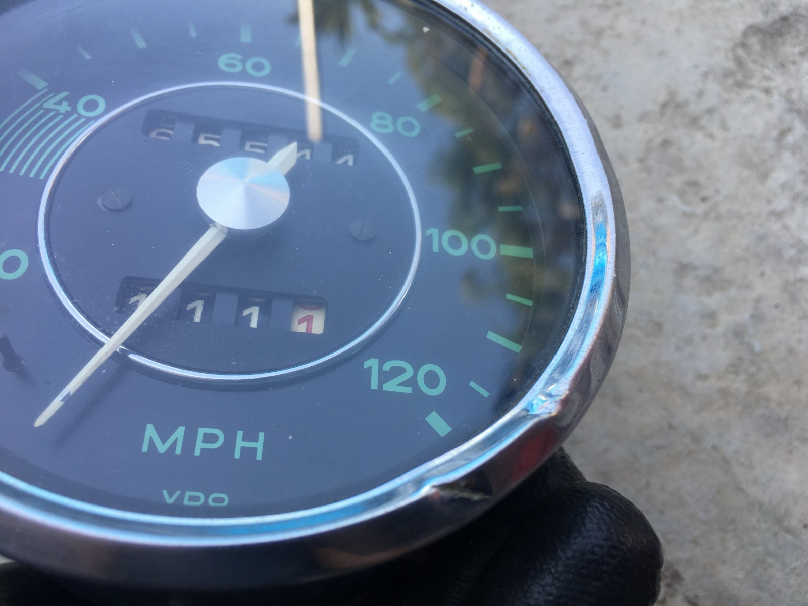 Porsche 356 Speedometer VDO 644 741 101 13 #101 C#G12 | eBay