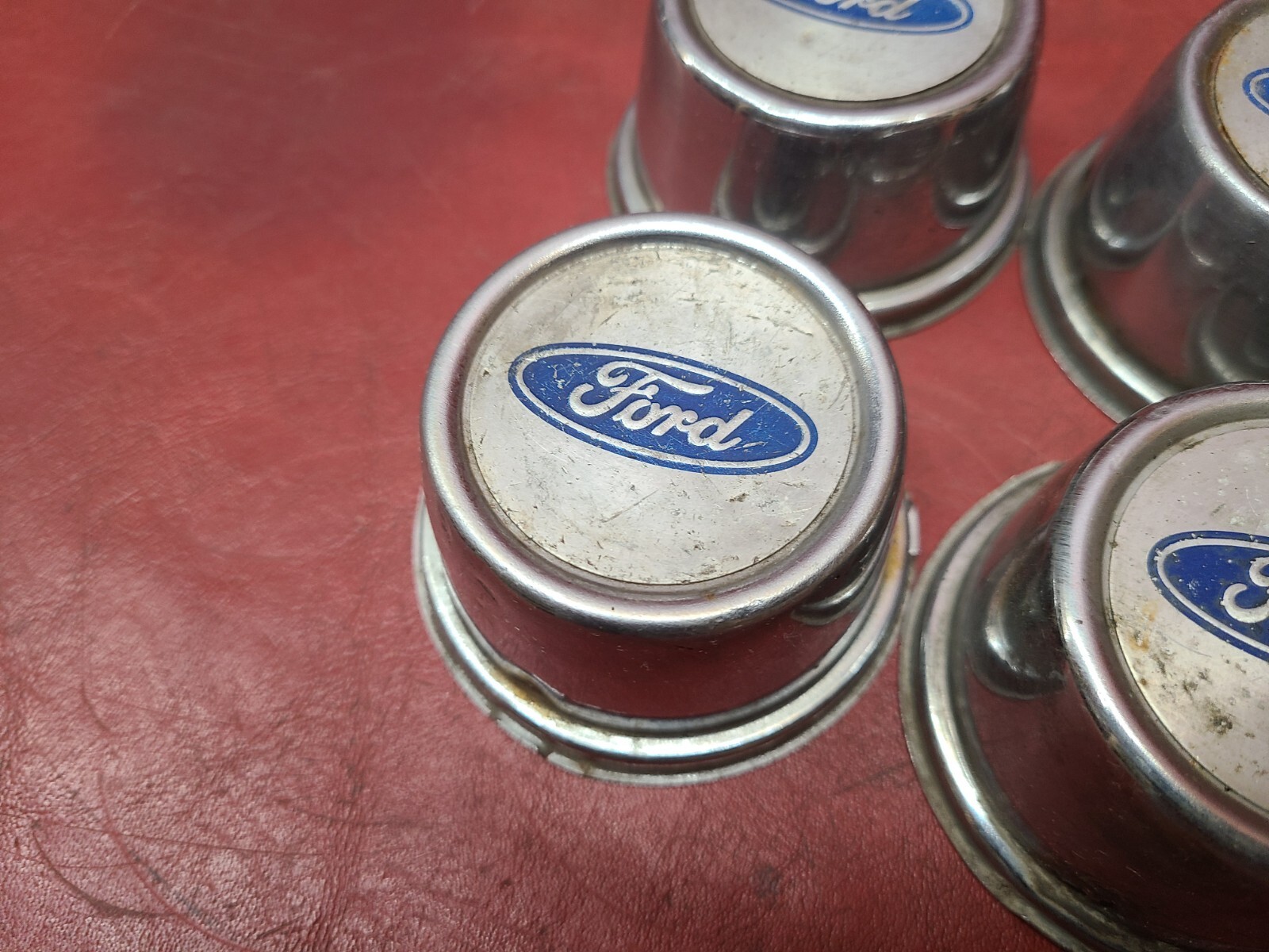 1988-1993 Ford Fiesta Wheel Center Cap Metal 2.75” Diameter SET E8BZ ...