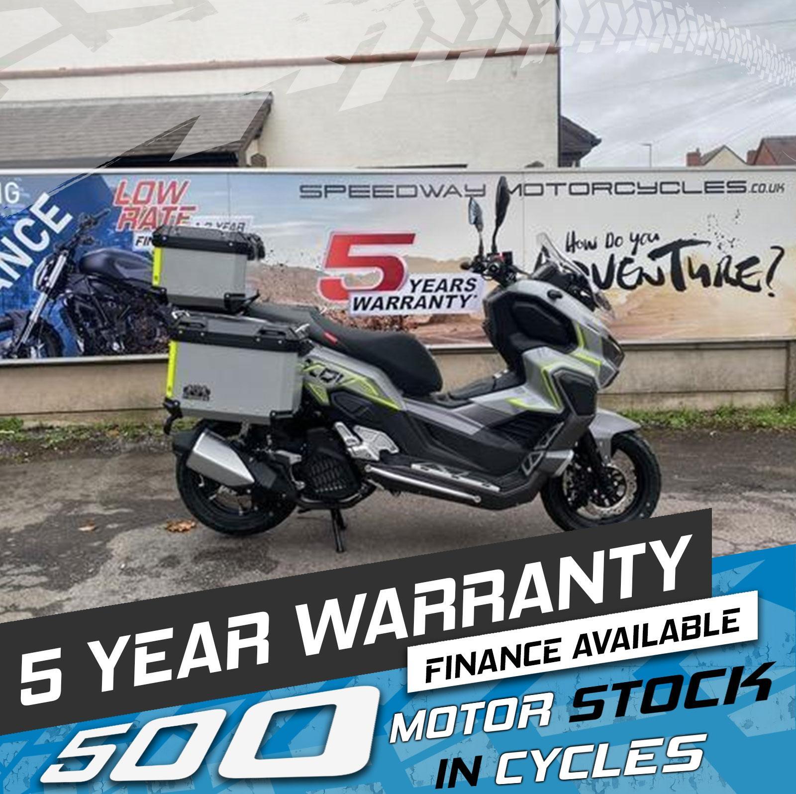 Lexmoto XDV 125cc FULL LUGGAGE VERSION adventure scooter learner legal ...