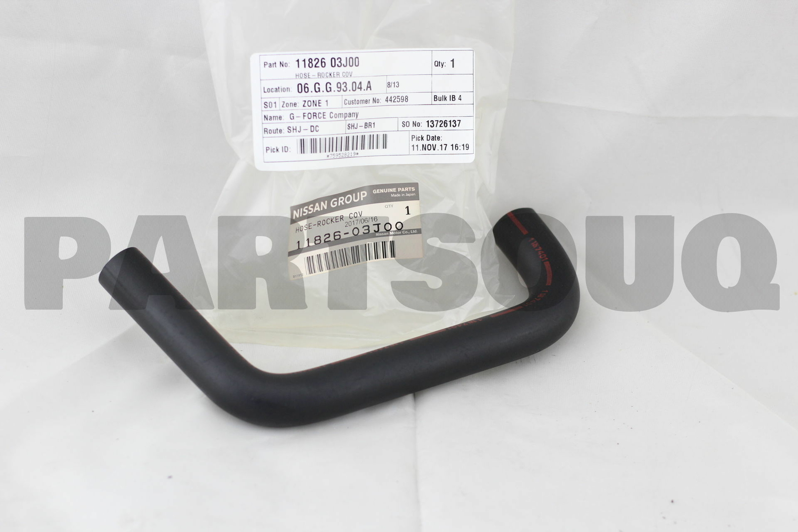 1182603J00 Genuine Nissan HOSE-BLOW BY,A 11826-03J00 | eBay