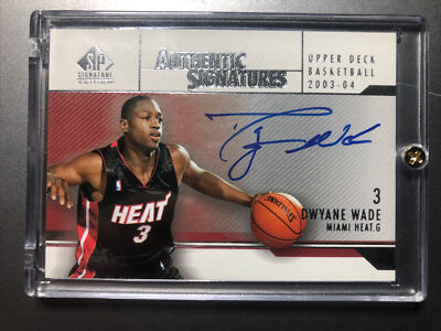 2003-04 Dwyane Wade SP Signature Edition Rookie Autograph Miami Heat ...