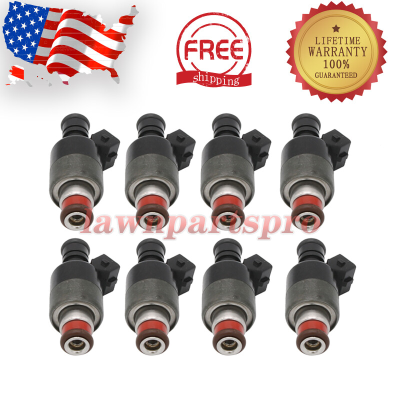 8×Fuel Injectors For 1994/1995/1996/1997 Chevrolet Corvette Camaro 5.7L ...