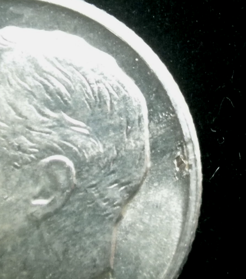 1955 D Roosevelt Dime Chip on Edge (uncirculated) | eBay