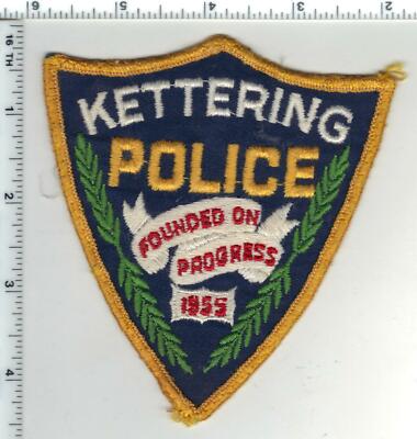 Kettering Police (Ohio) 1st Issue Uniform Take-Off Shoulder Patch | eBay