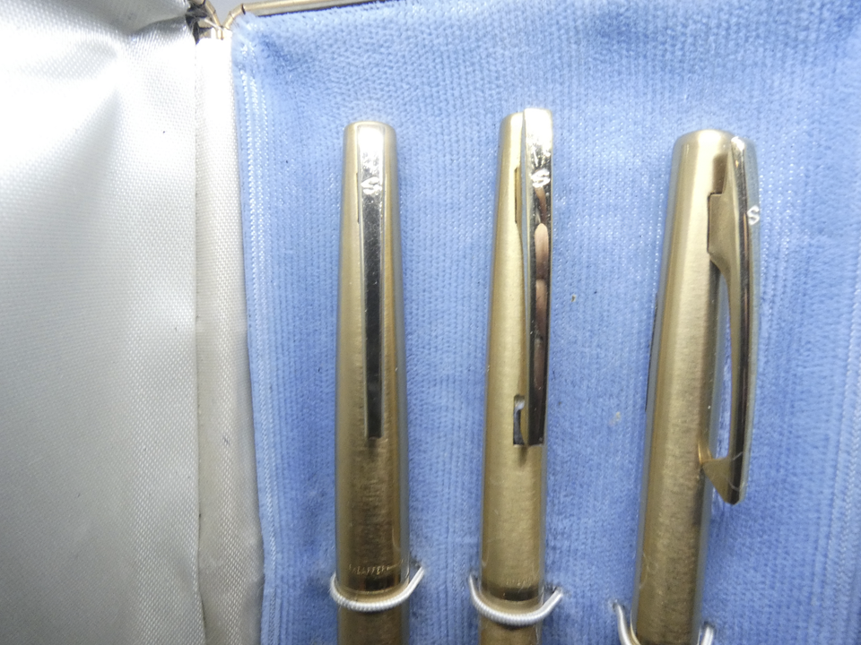 SHEAFFER Pen SET Fountain Pen, CARTRIDGE & Pencil In Original Case. | eBay