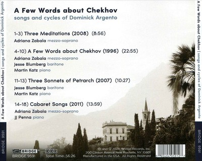 ADRIANA ZABALA / JESSE BLUMBERG / MARTIN KATZ / JJ PENNA FEW WORDS ...