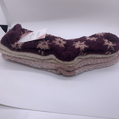 Jessica Simpson Cozy Socks 3 Pairs Shoe Size 4-10 | eBay