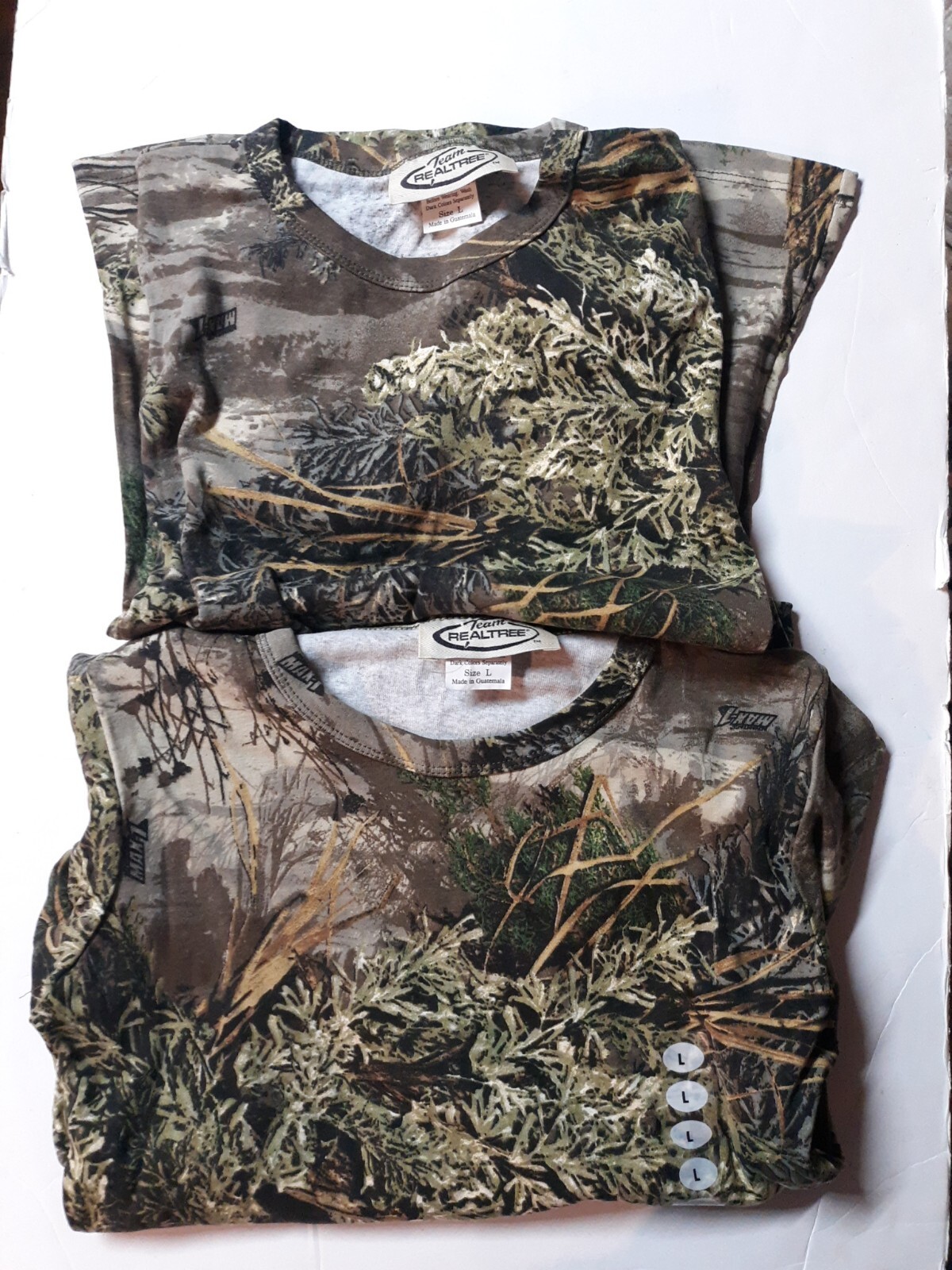 2 Team Realtree Girls Camouflage T Shirt Size Large | eBay