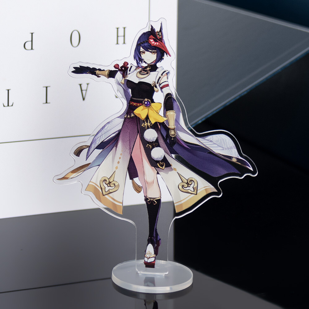 Genshin Impact Acrylic Figure Stand Eula Kokomi Shikanoin Heizou ...