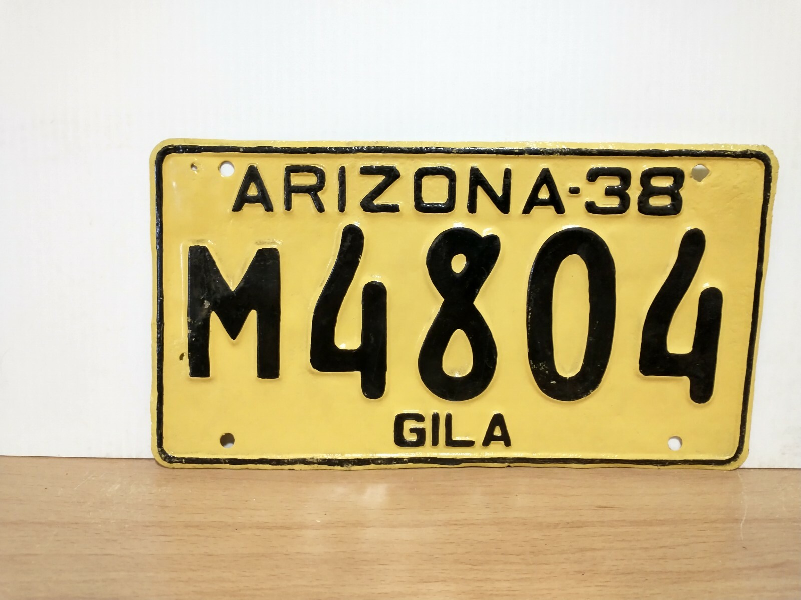 1938 Arizona GILA REPAINT License Plate Tag | eBay