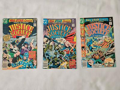 ALL-STAR COMICS #67 #68 #71 1977/78 JUSTICE SOCIETY OF AMERICA | eBay