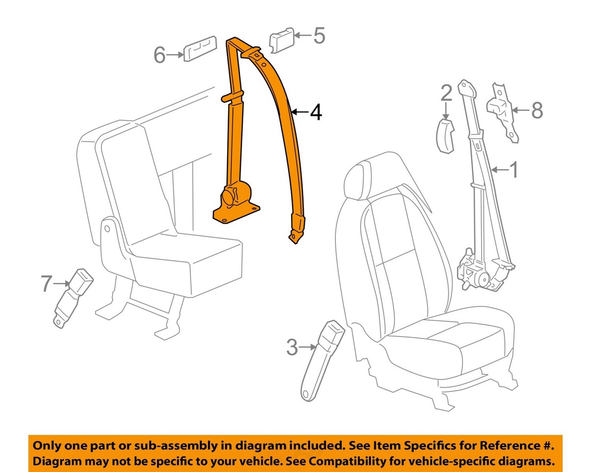 Seat Belt Assembly Parts
