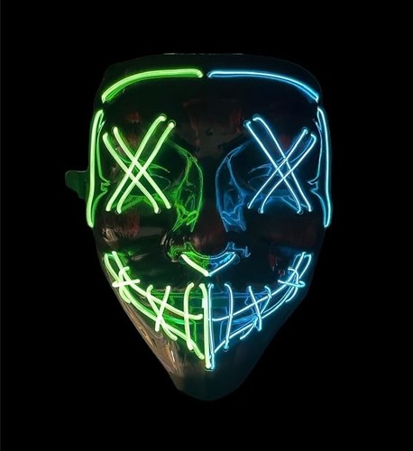 TWO-TONED LED El PURGE MASK ASSORTMENT PINK and WHITE | eBay