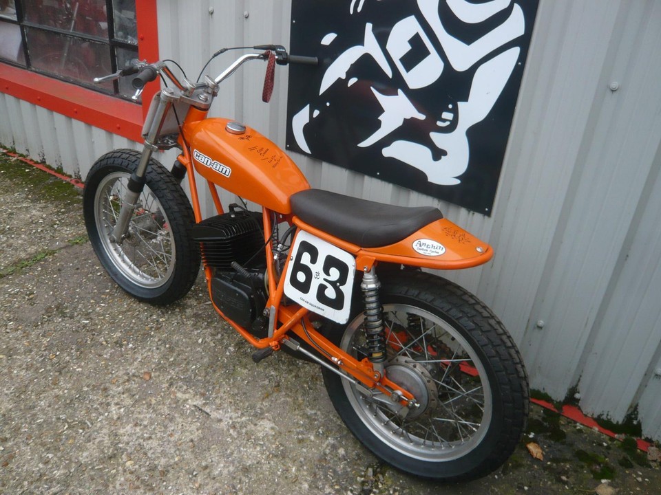 Can-Am FLAT TRACKER VINTAGE RACE BIKE DTRA RETRO FLAT TRACK STREET ...
