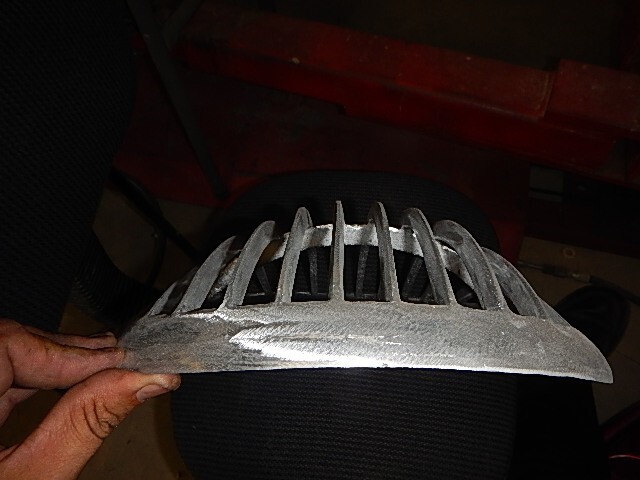 VINTAGE SPRINT CAR TRACK NOSE GRILLE MODEL T CAST ALUMINUM HOT RAT ROD ...