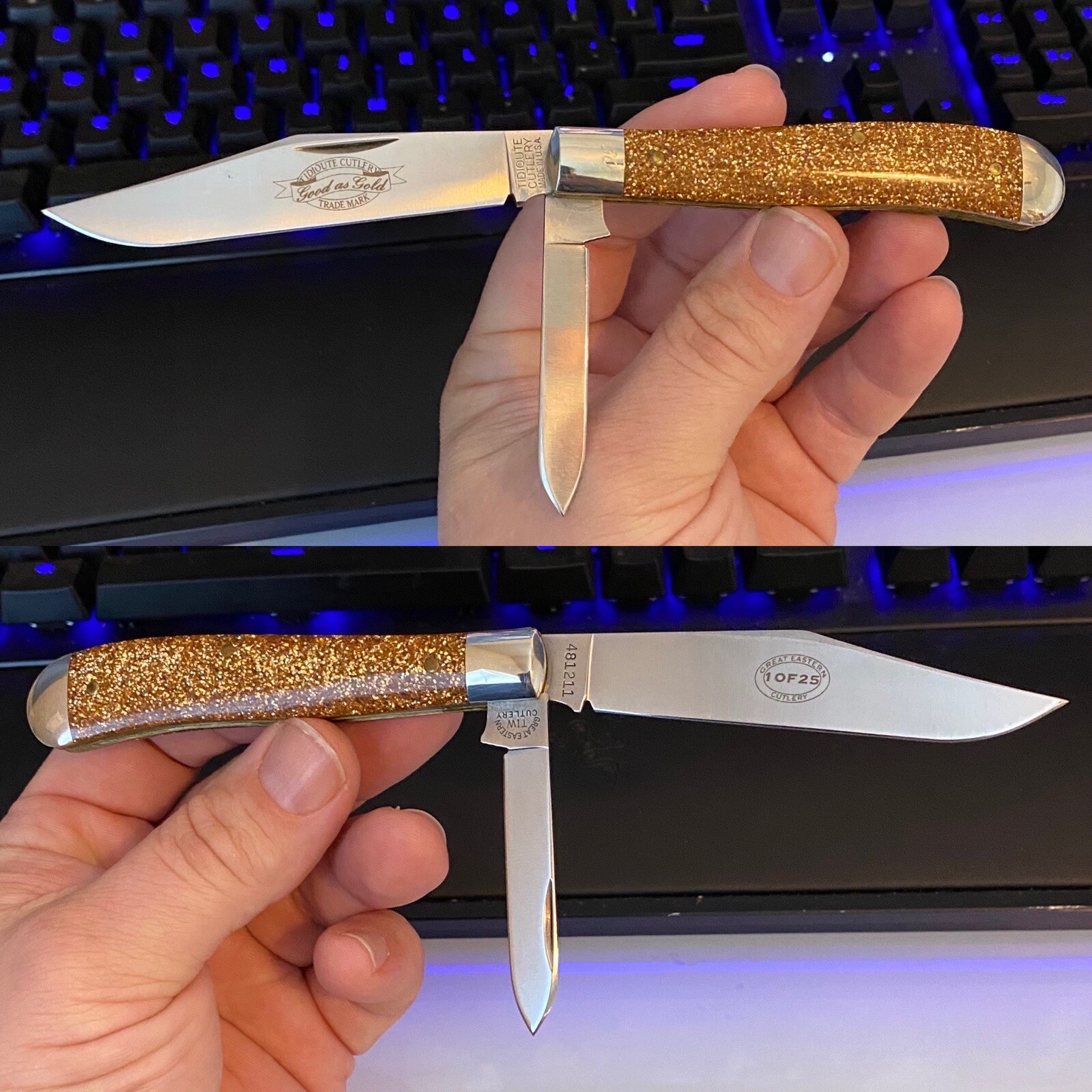 New RARE 1 of 25 2011 Glitter Gold 48 Trapper Jack Great Eastern ...