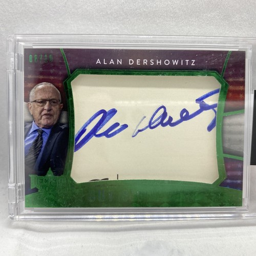 ALAN DERSHOWITZ DECISION 2020 SERIES 2 CUT SIGNATURE AUTOGRAPH CARD ...