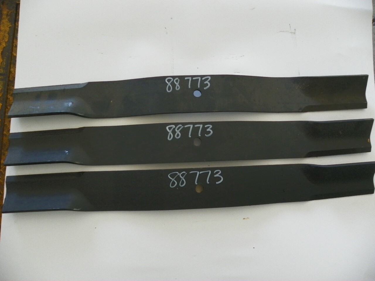 Bush Hog 88773 72" Cut ATH 720 Finish Mower Blades Set of 3 Replacement ...