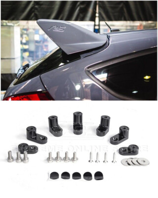 For 16-18 Ford Focus RS 5Dr Hatchback BLACK Rear Wing Spoiler Riser ...