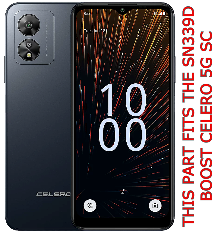 BOOST MOBILE CELERO 5G SC SN339D USB CHARGING CHARGER PORT AUX JACK MIC ...