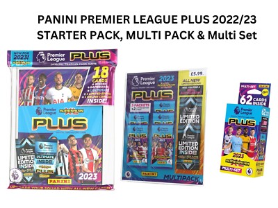 Panini Premier League 22/23 Adrenalyn XL Plus Starter Pack Multi Pack ...