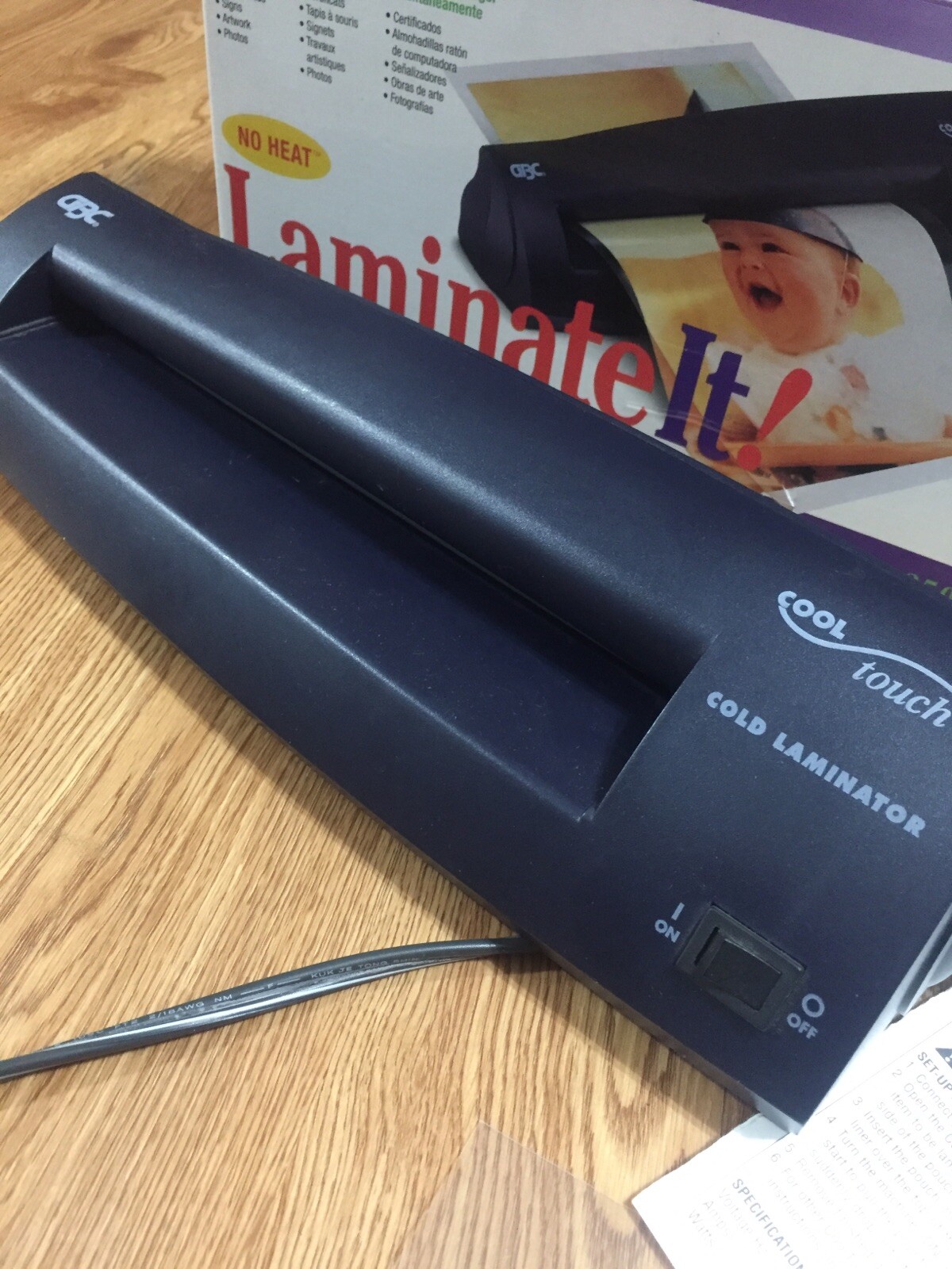 GBC Cool Touch Laminate It Laminator 10” No Heat | eBay