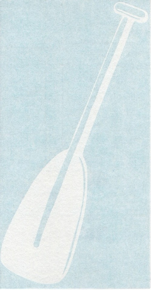 Canoe Paddle - Outrigger Dragon Boat - Auto Window Vinyl Decal Sticker ...