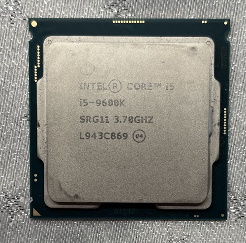 9Th Gen Intel Core i5-9600K LGA 1151 CPU Processor 3.7GHz 6 Core 9MB ...