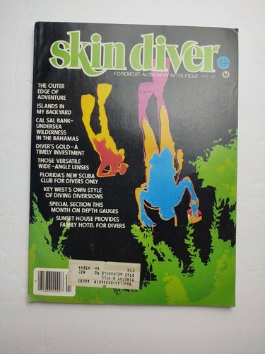 Vintage SKIN DIVER MAGAZINE, April 1980 Single Issue Magazine. | eBay