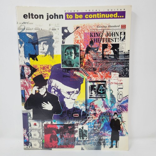 Elton John "To Be Continued..." Piano/Vocal/Guitar Music Book | eBay