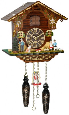 Quartz Cuckoo Clock Heidi with music TU 4300 QMS NEW | eBay