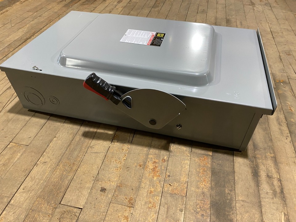 Square D HU364RB Non-Fusible Disconnect Switch 200A 600V AC/DC 3P 3PH ...