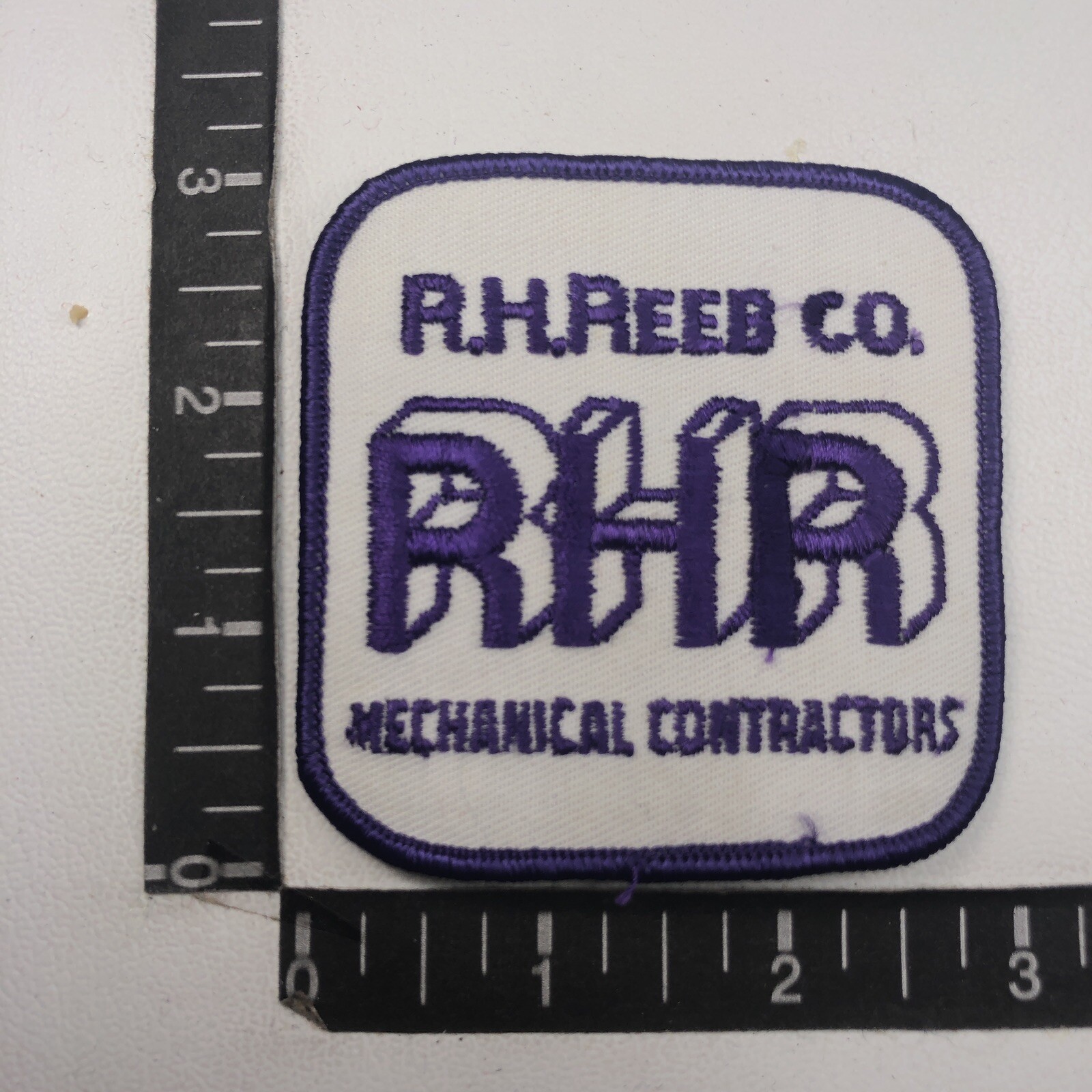 Vtg RHR R. H. REEB COMPANY MECHANICAL CONTRACTORS Advertising Patch ...