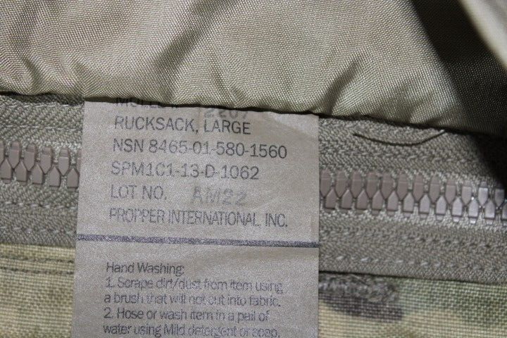 USGI ARMY OCP LARGE MOLLE II RUCKSACK 4000 MULTICAM FIELD PACK w FRAME ...