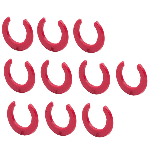 10 x John Guest 12mm Speedfit Red Locking Clips Collet Caravan ...