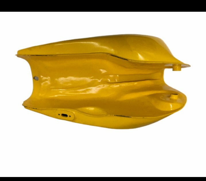 Petrol Gas Fuel Tank Yellow Painted For YAMAHA XT 250 3Y3 4Y1 1980-1990 ...