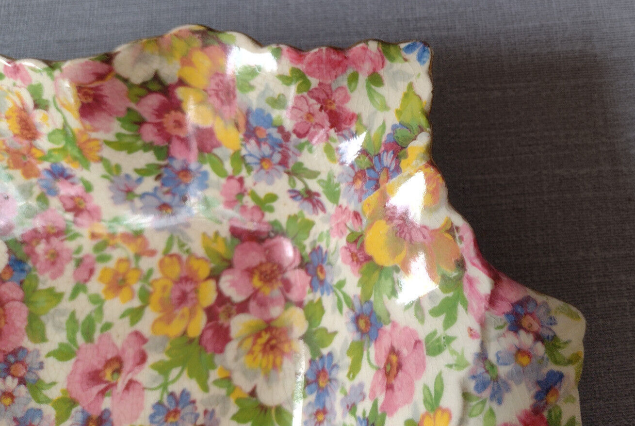 Candy Dish Handle James Kent Old Foley Staffordshire Du Barry Pattern ...