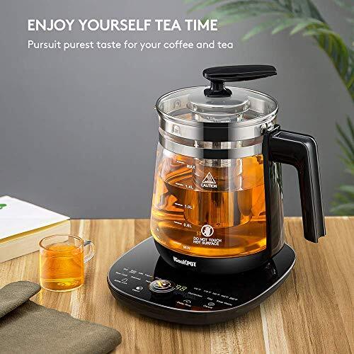 ICOOKPOT Electric Kettle Temperature Control Glass Tea Kettle ...