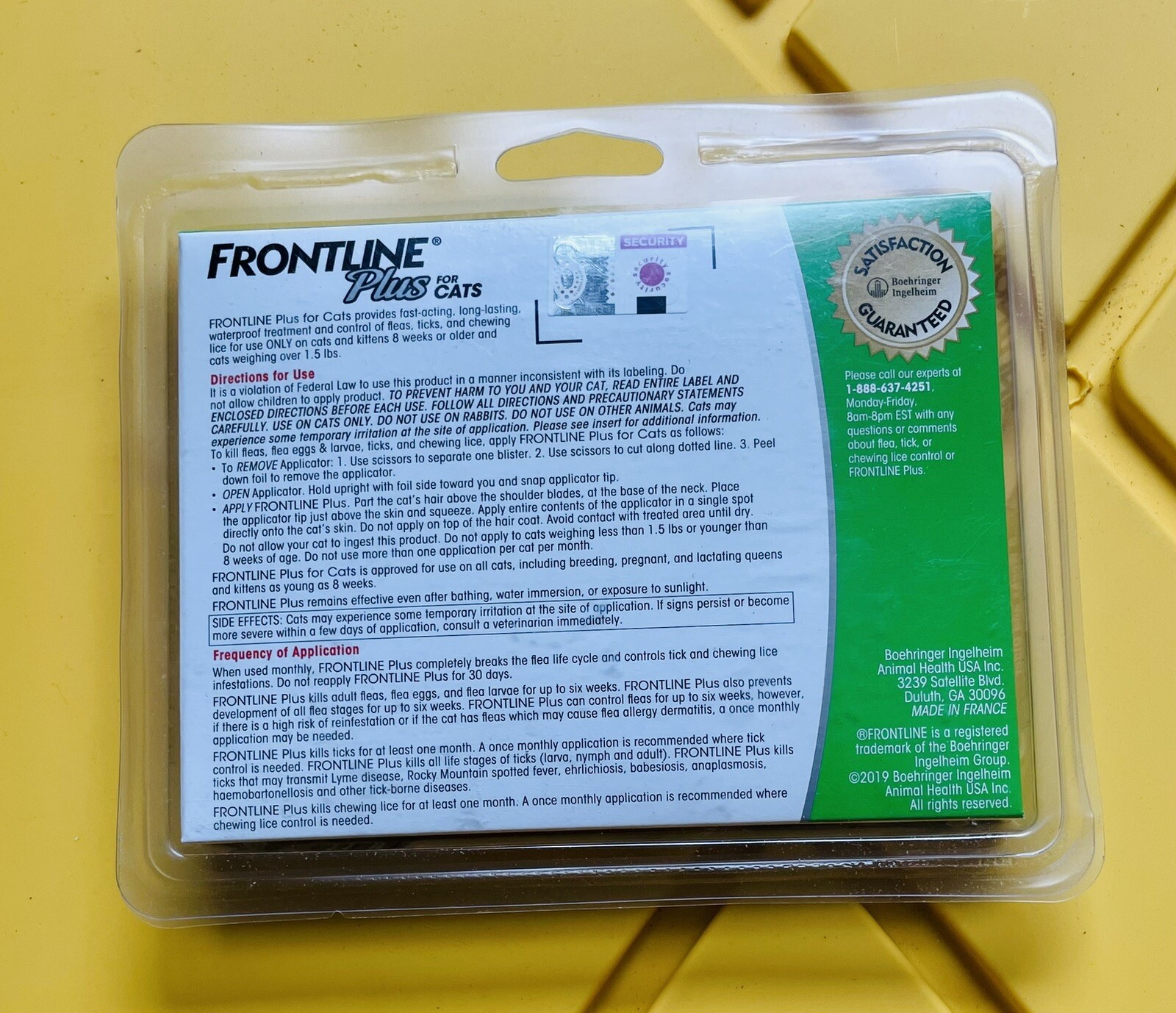 SALE! NEW Authentic Frontline Plus Flea +Tick Treatment for Cats ...