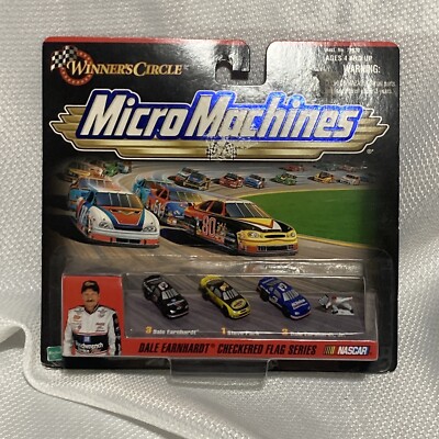 Winners Circle Micro Machines NASCAR 1999 Dale Earnhardt Sr & Jr Steve ...