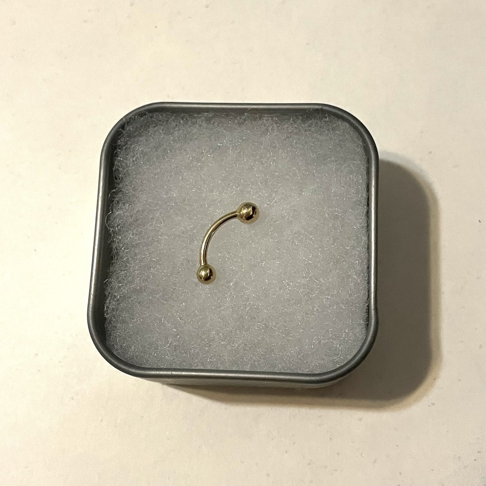 14k Navel Belly Ring, Body Jewelry | eBay