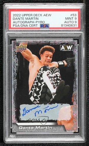 2022 AEW All Elite Wrestling Pyro /25 Dante Martin #53 PSA 9 MINT ...