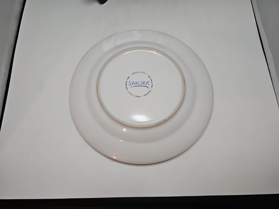 4 Sakura Winter Frost 8 1/4" Salad / Dessert plates | eBay