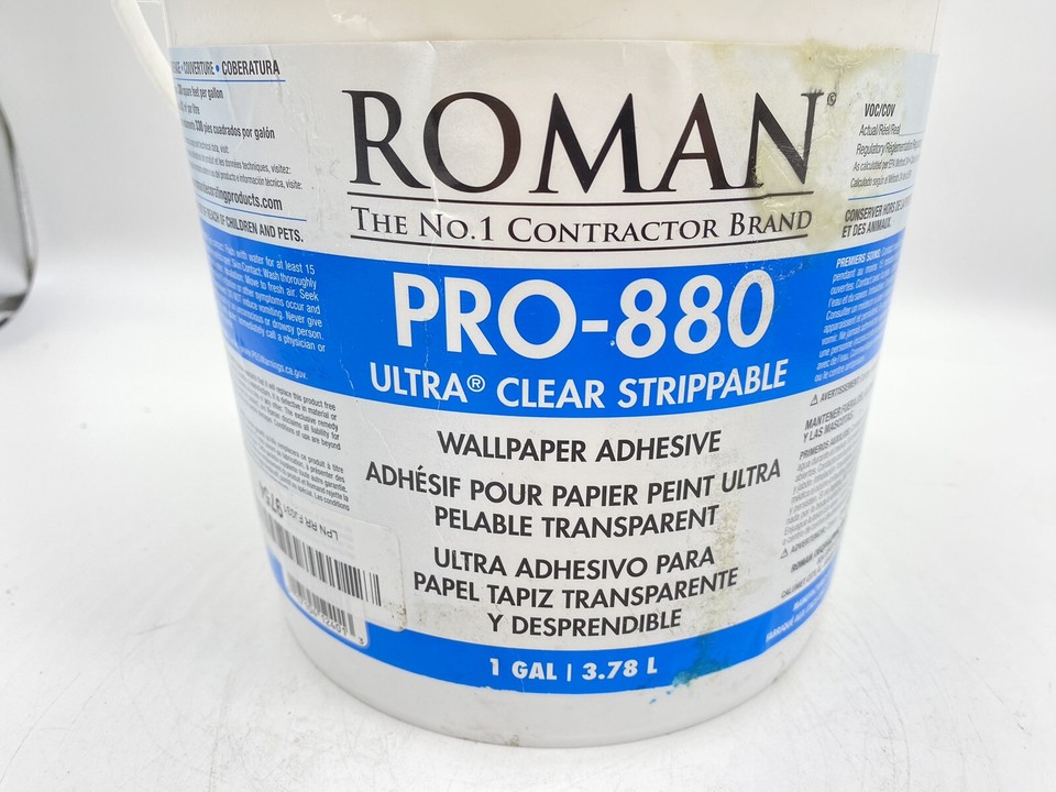 ROMAN Products PRO-880 Wallpaper Adhesive & Paste for Any Wallcovering ...