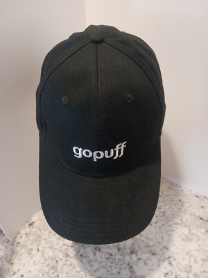gopuff Adult Hat Cap Black One Size Adjustable Baseball Logo Food ...